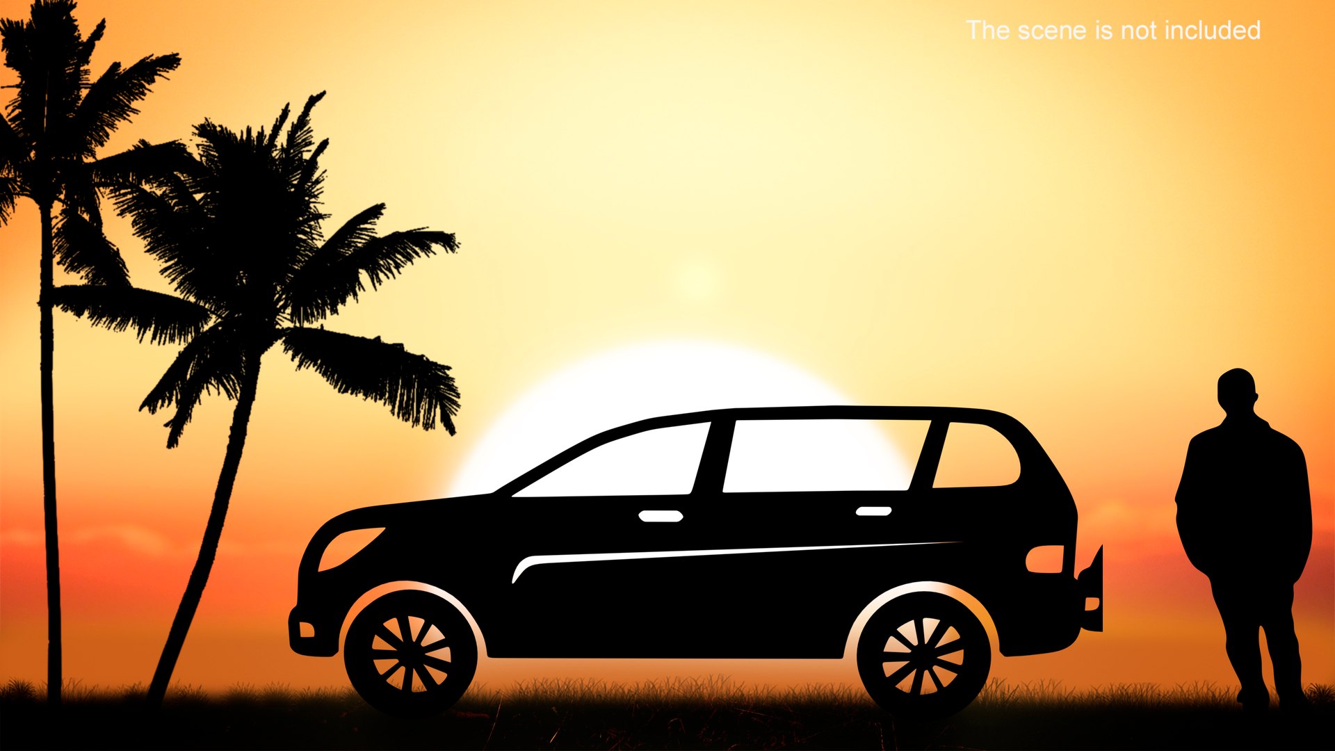 3D Model Car Silhouettes Collection 2 - TurboSquid 2237538