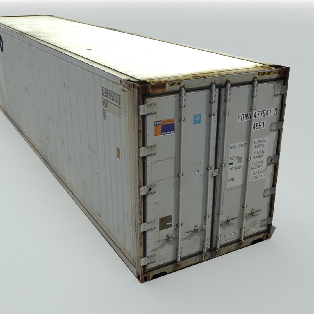 shipping cargo container 3d 3ds