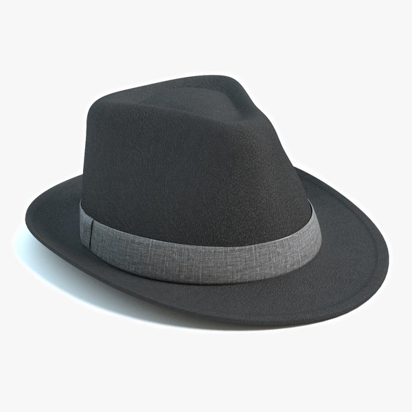 3d fedora hat