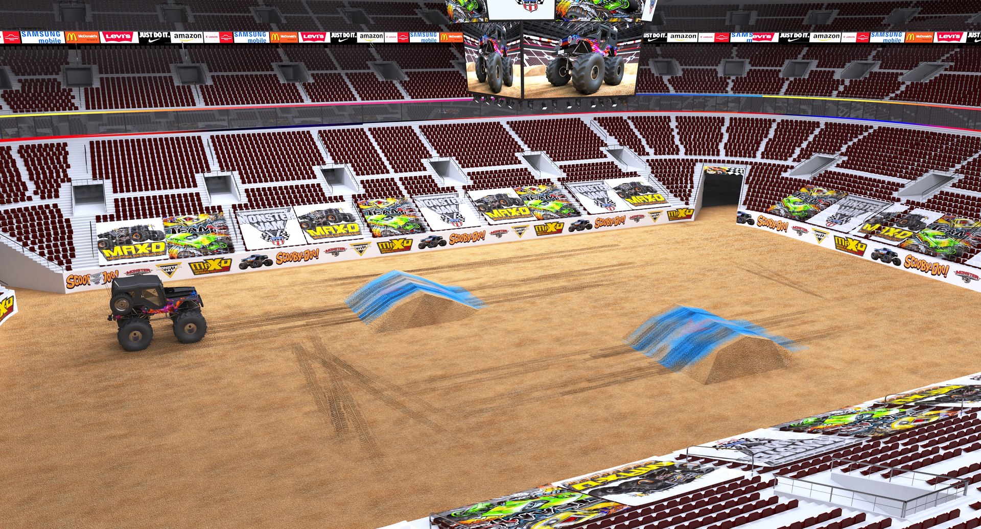 3D Model Monster Arena - TurboSquid 1308256