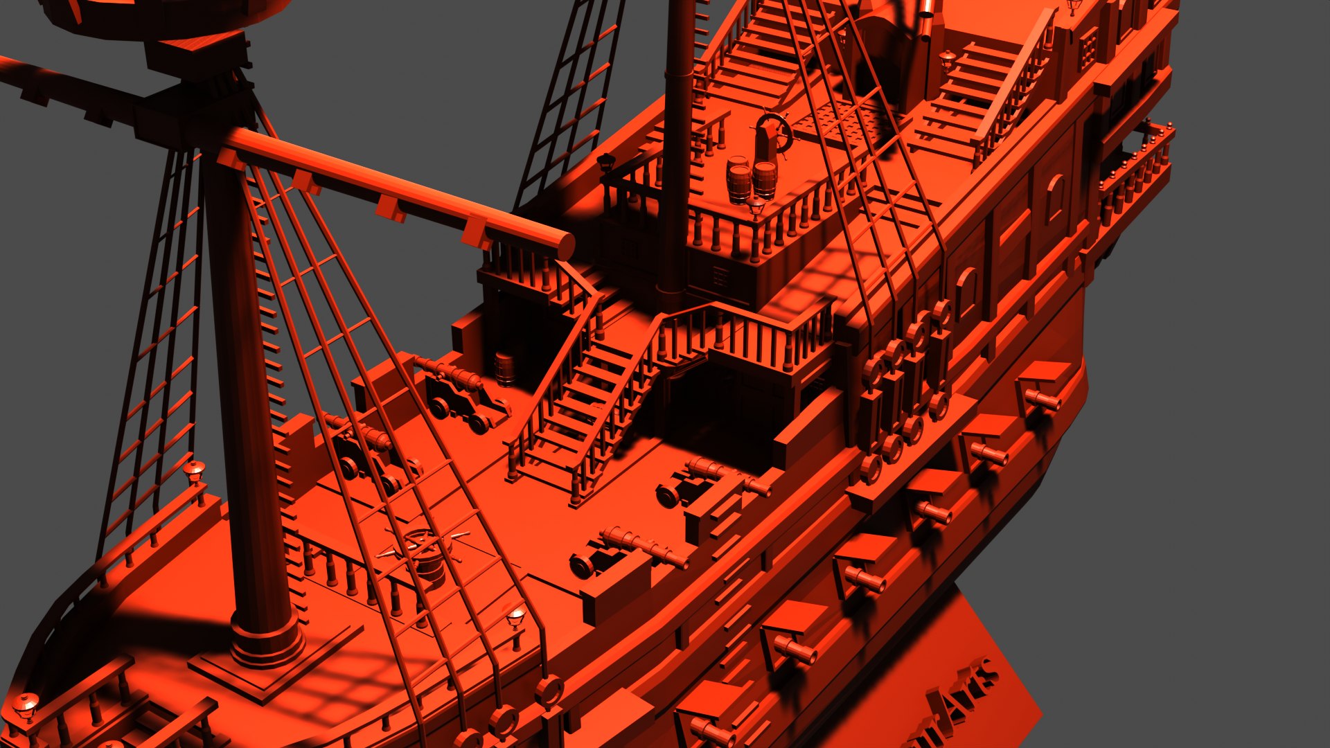 Pirate Ship 3D Model - TurboSquid 1868958