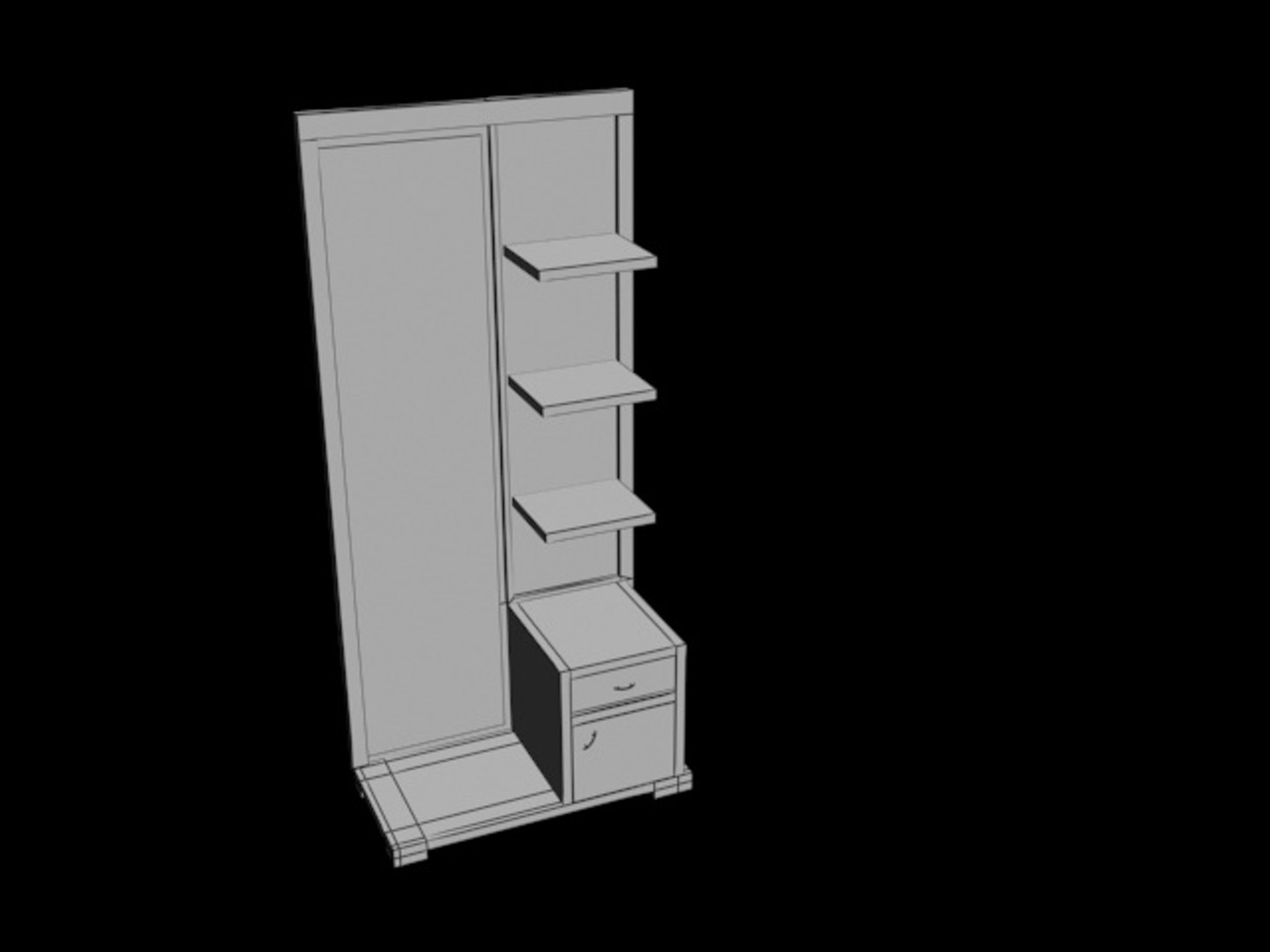 Dressing Table 3D Model - TurboSquid 1332408