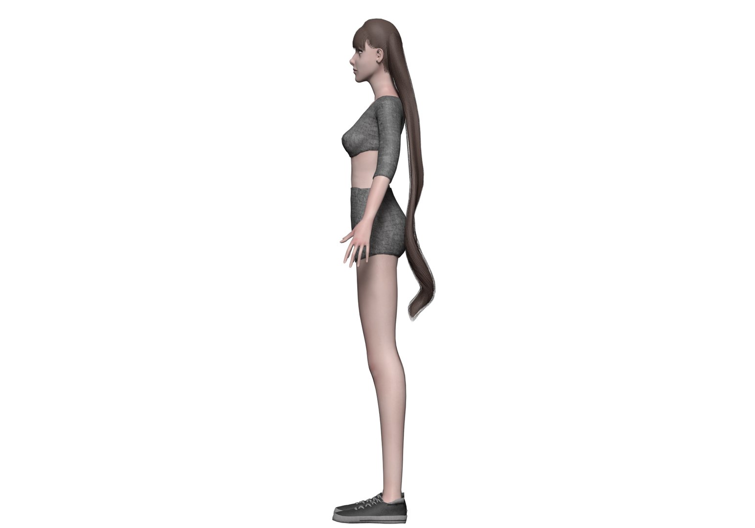 Basic Cool Woman V24070 3D Model - TurboSquid 2257917