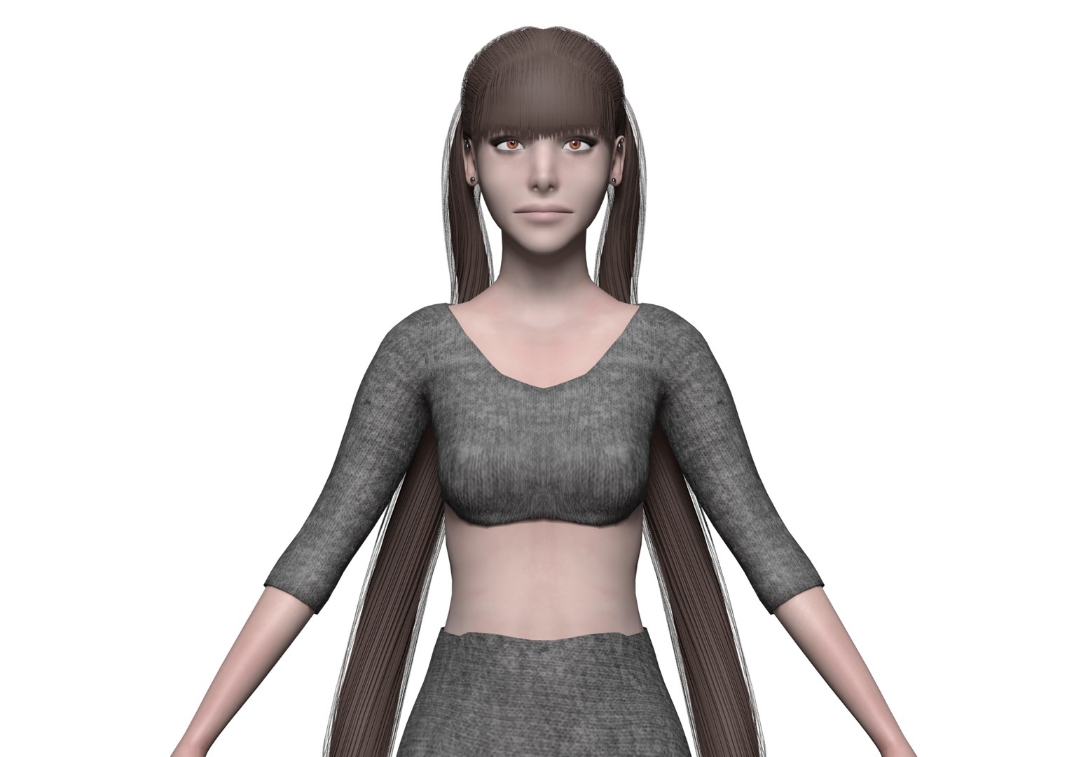 Basic Cool Woman V24070 3D Model - TurboSquid 2257917
