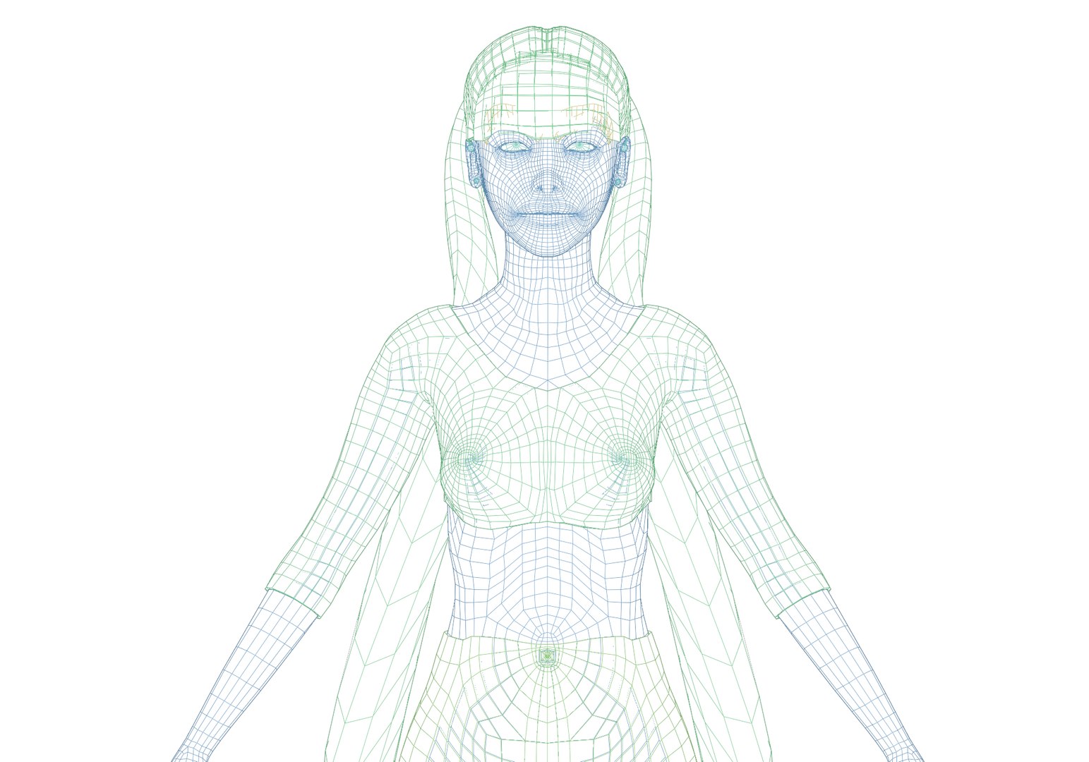 Basic Cool Woman V24070 3D Model - TurboSquid 2257917