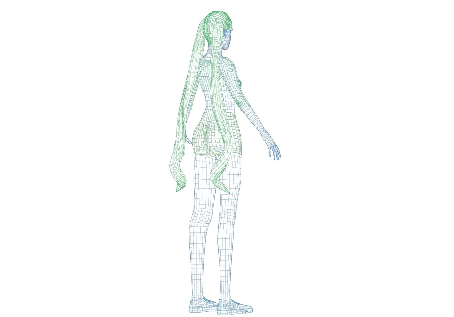 Basic Cool Woman V24070 3D Model - TurboSquid 2257917