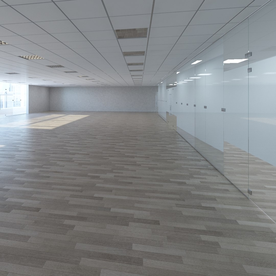 Empty Office Interior 4 3D - TurboSquid 2014970