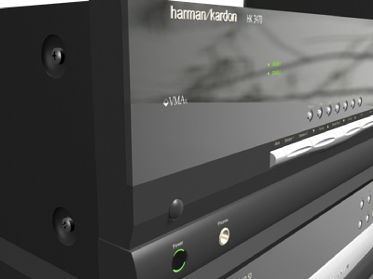 3d hi-fi stereo studio model