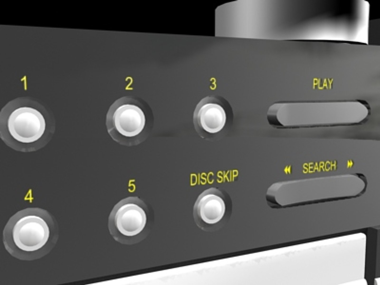 3d hi-fi stereo studio model