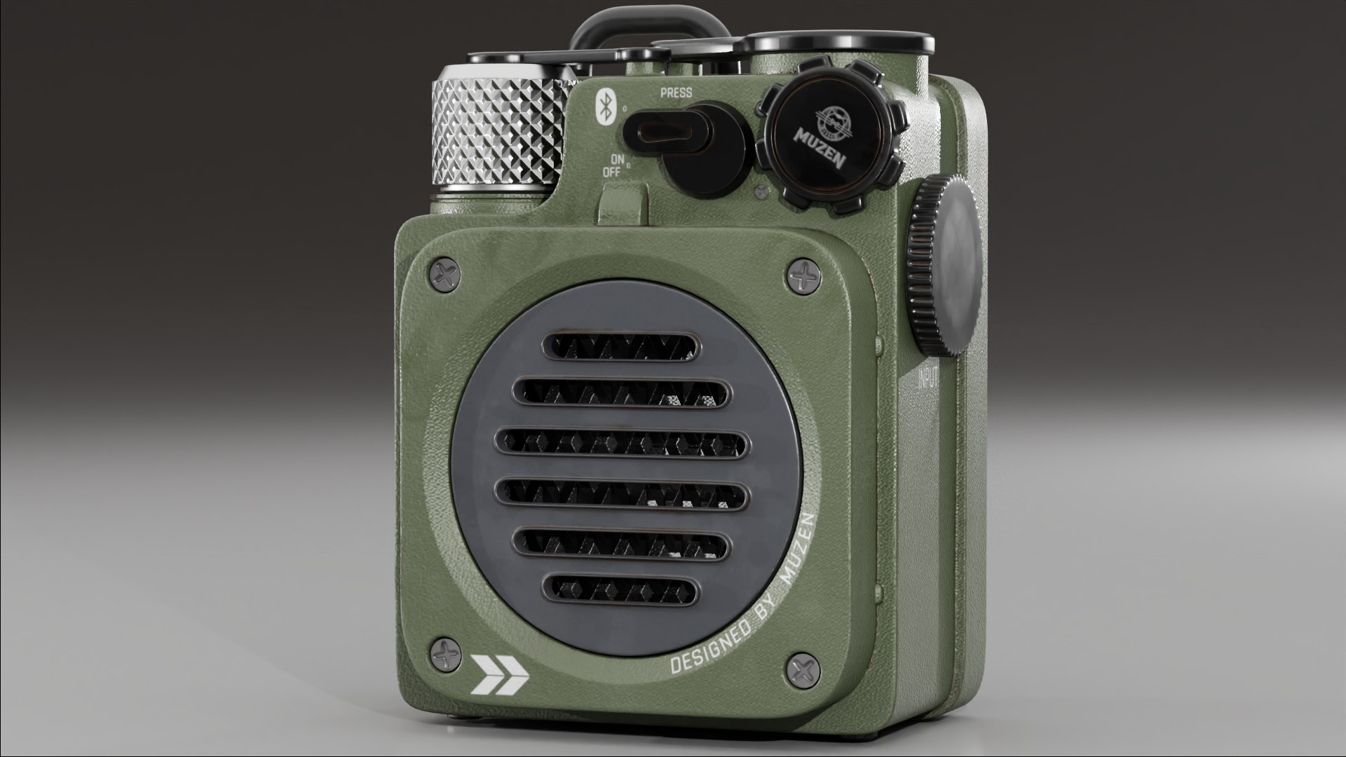 3D Muzen Wild Mini Rugged Speaker - TurboSquid 2148073