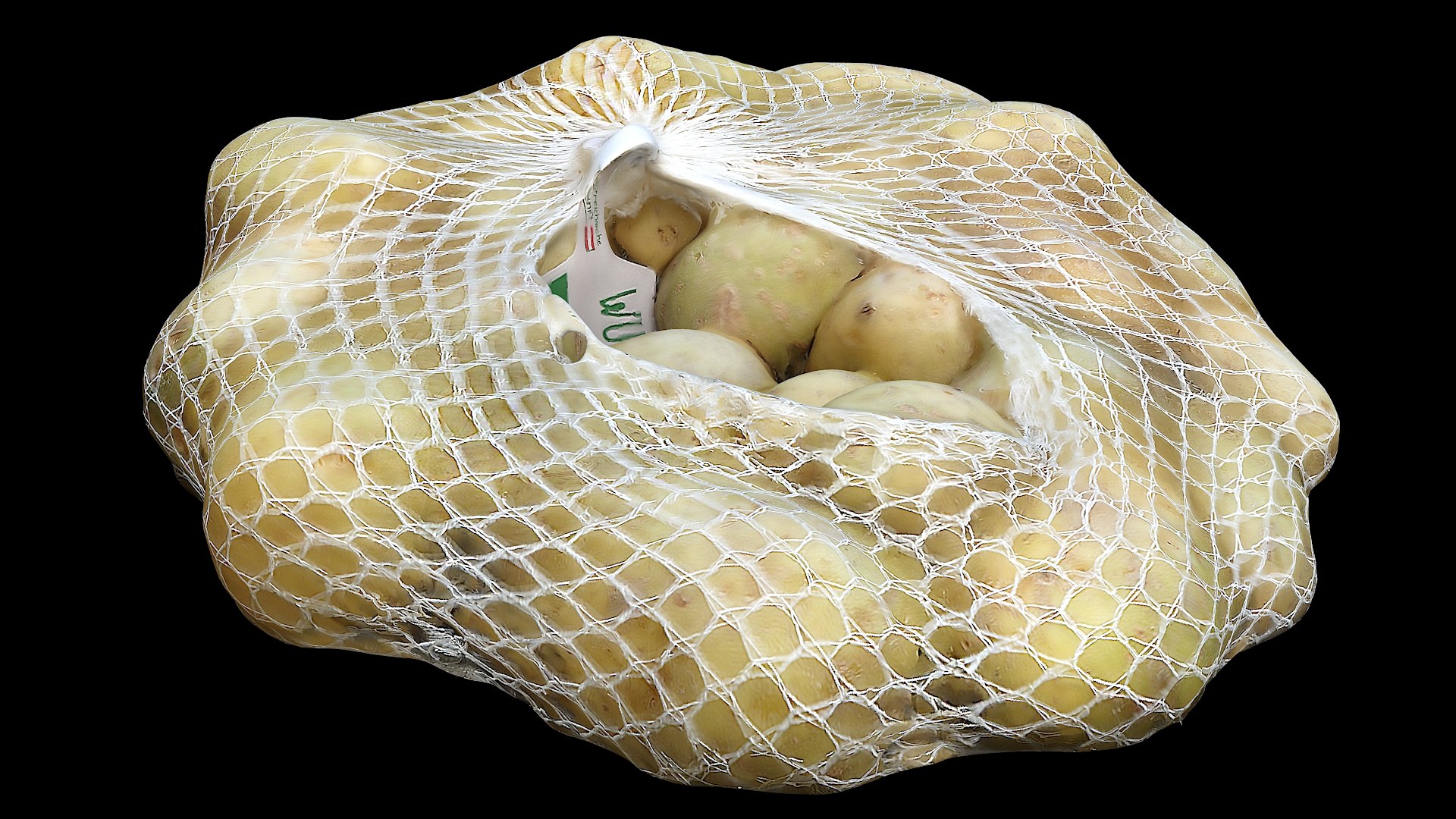 Sack Potatoes 3D Model - TurboSquid 1630875