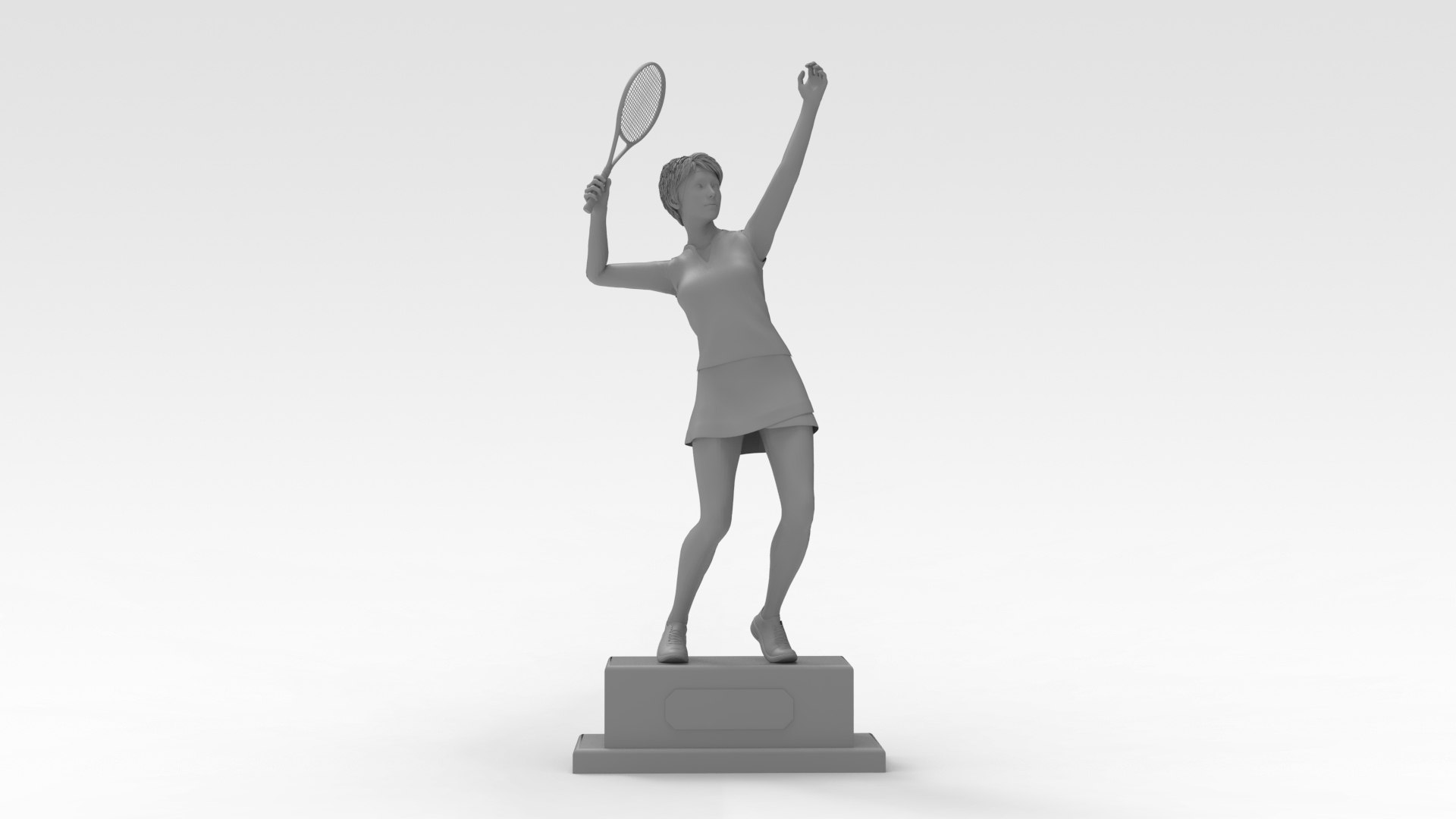 Tennis Trophy 3D Model - TurboSquid 2184125