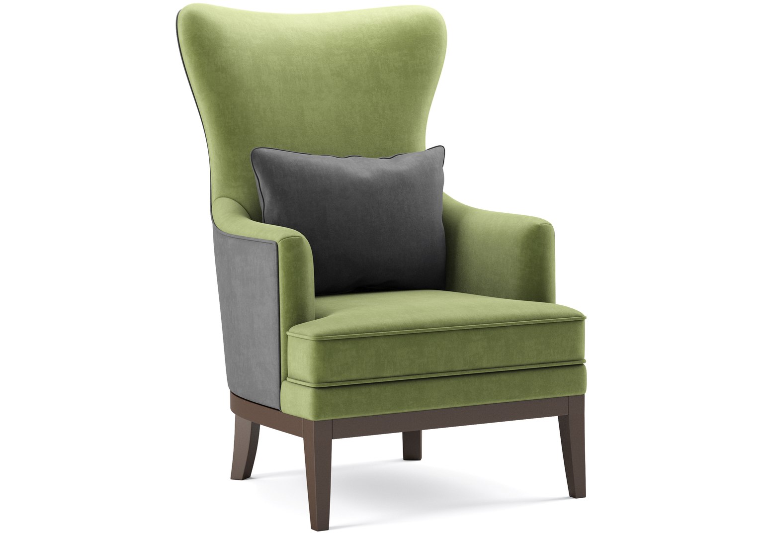 3D Bryn Wing Chair Havertys Model - TurboSquid 1946301