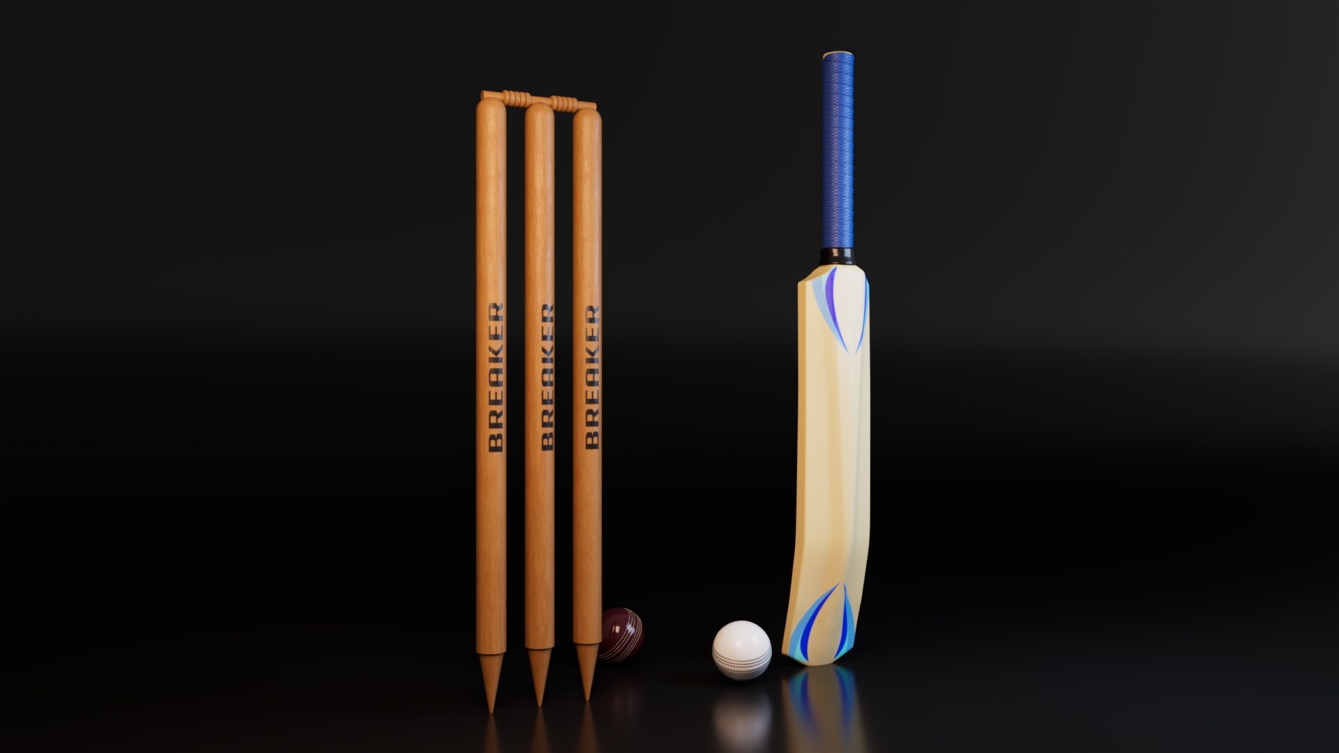 Cricket Kit 3D Model - TurboSquid 2382594