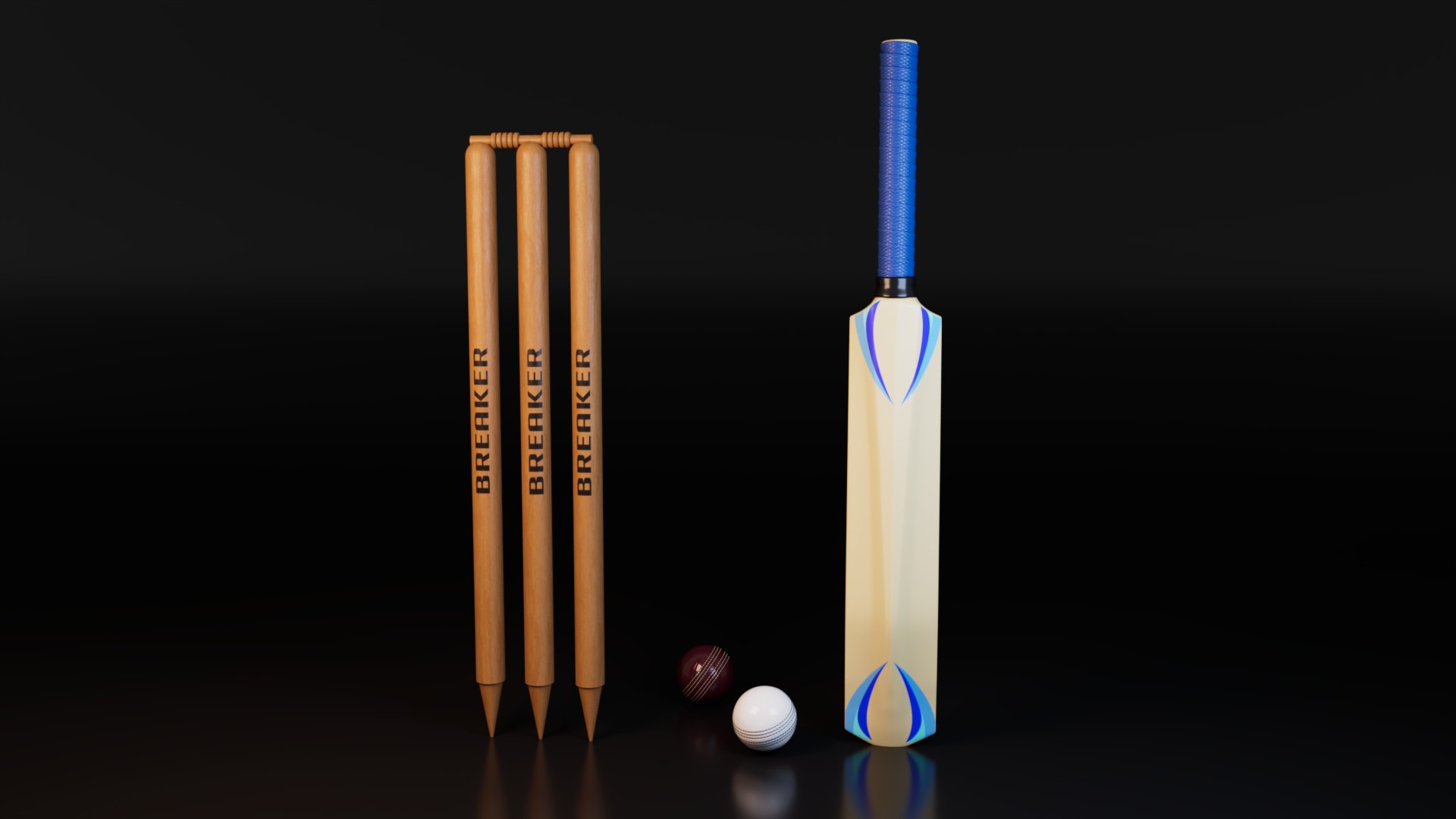Cricket Kit 3D Model - TurboSquid 2382594