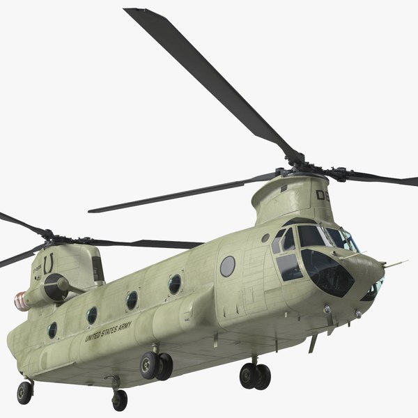 마야용으로 제작된 미 육군 수송 헬리콥터 CH 47 치누크 3D 모델 - TurboSquid 2059150