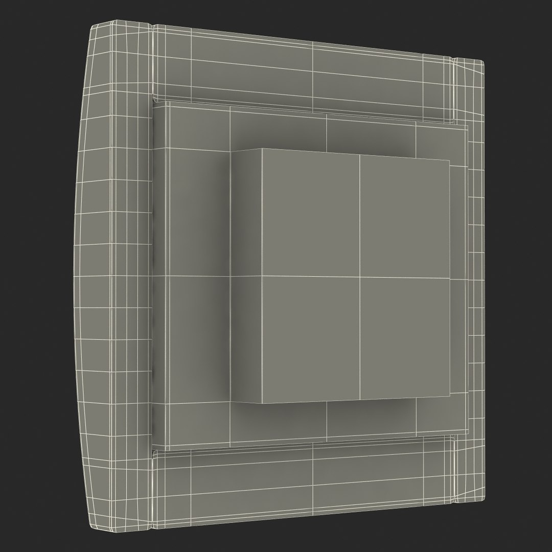 3d Model Of European Electrical Outlet
