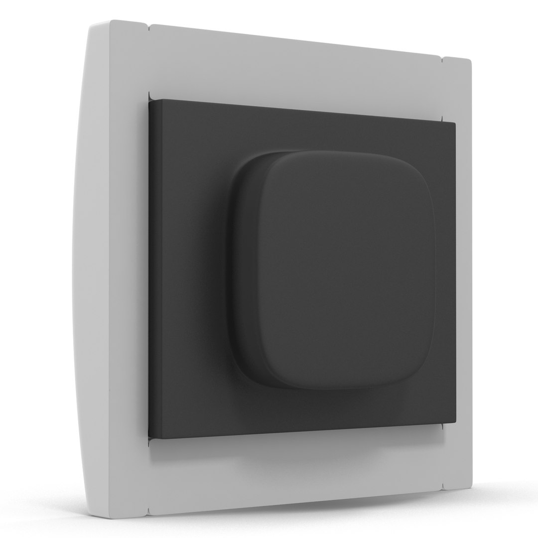 3d Model Of European Electrical Outlet