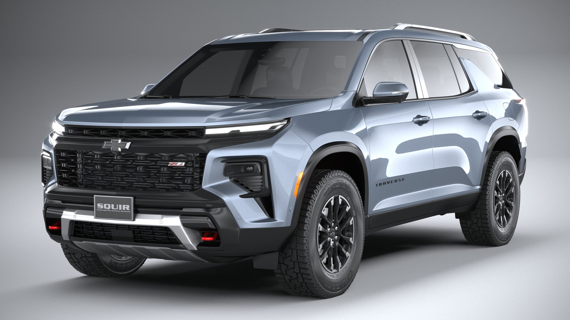 modelo 3d Chevrolet Traverse Z71 2024 - TurboSquid 2119541