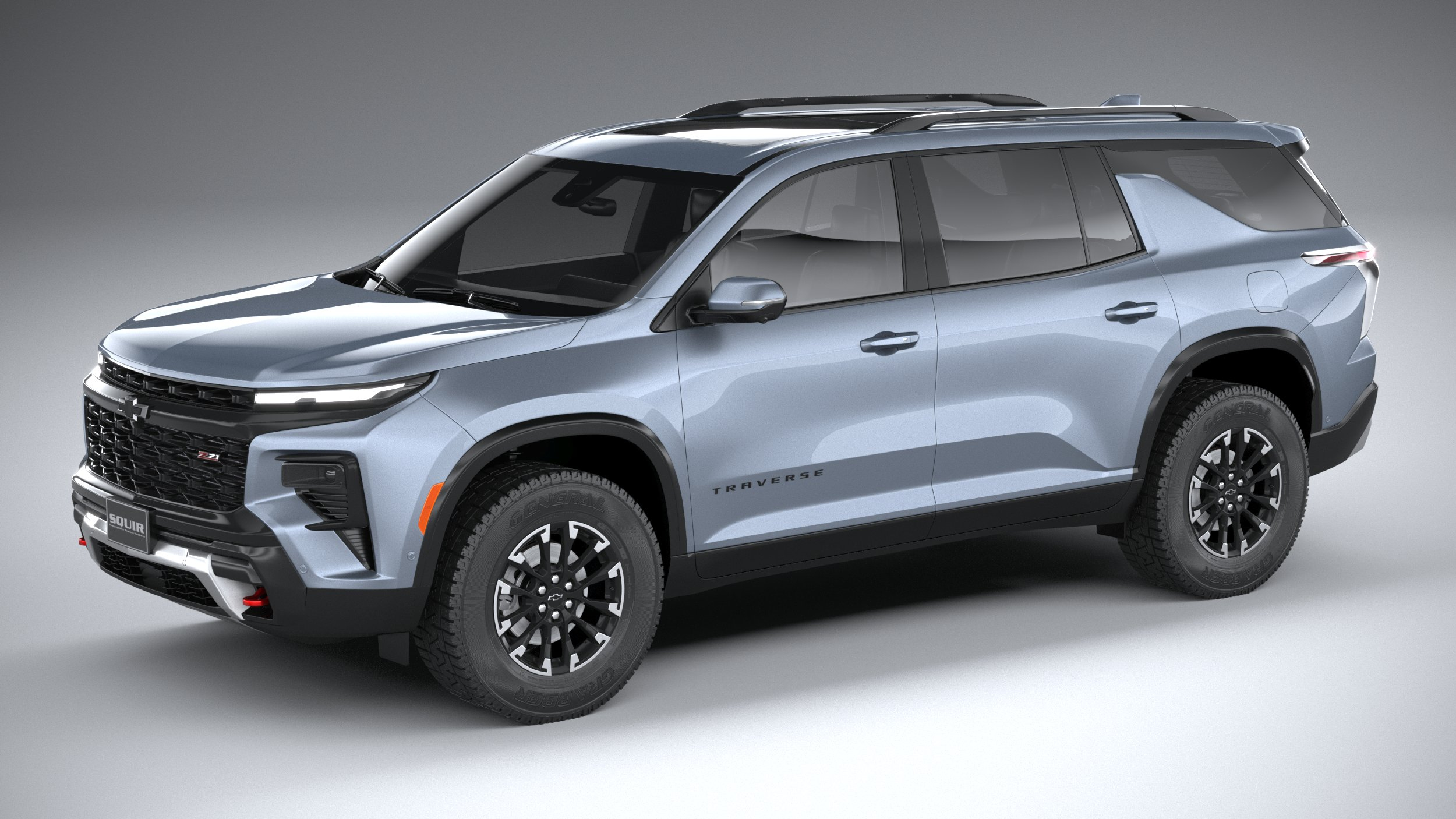 modelo 3d Chevrolet Traverse Z71 2024 - TurboSquid 2119541