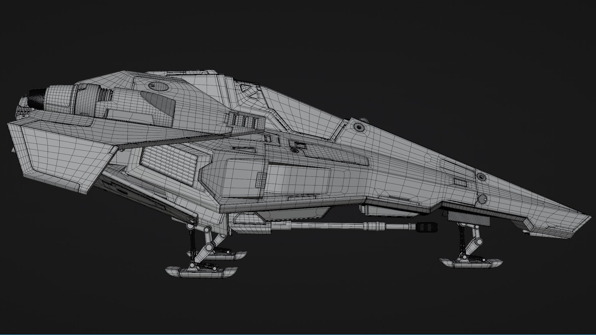 Spaceship WipeOut Inspired 3D - TurboSquid 2303950