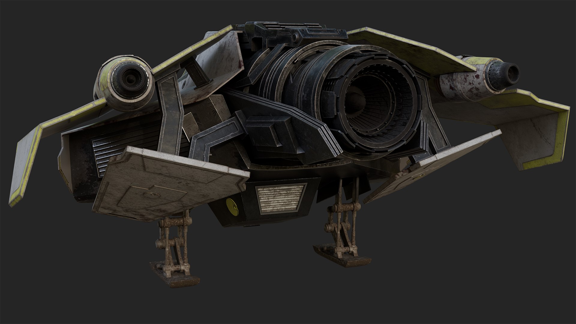 Spaceship WipeOut Inspired 3D - TurboSquid 2303950