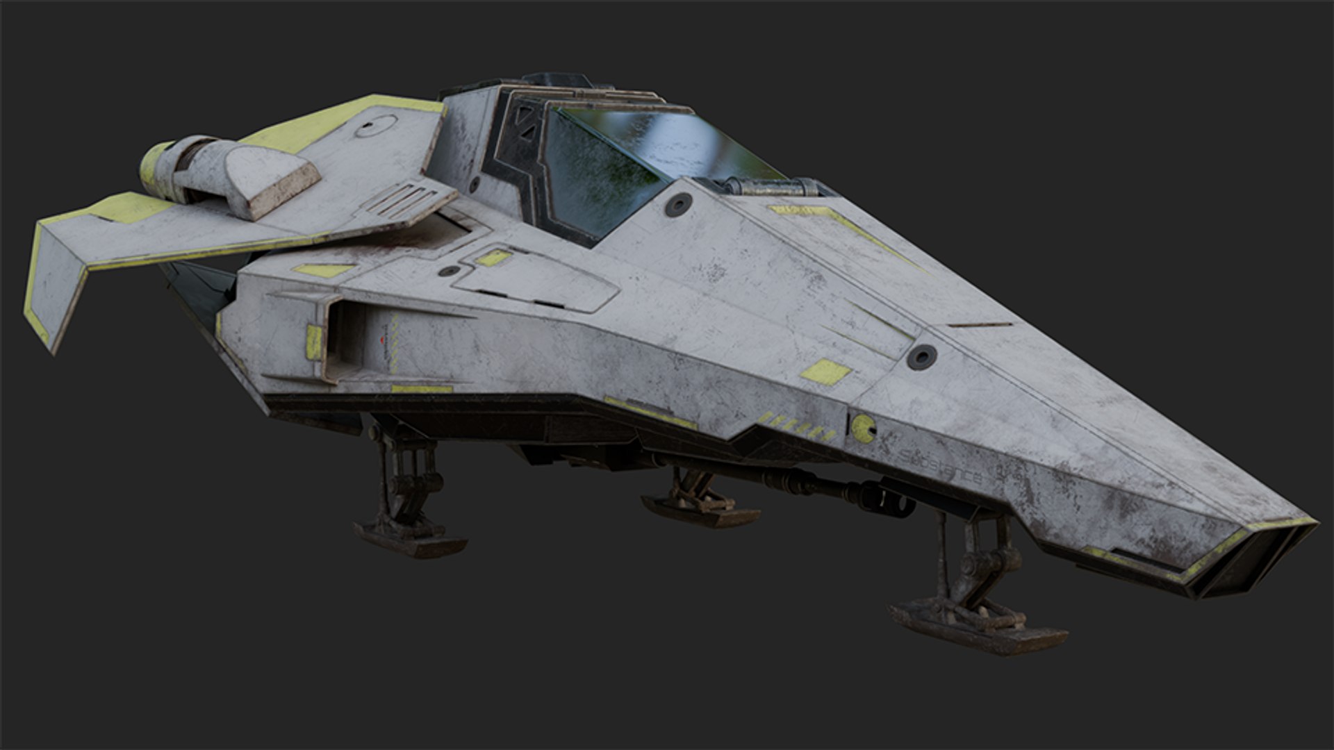 Spaceship WipeOut Inspired 3D - TurboSquid 2303950