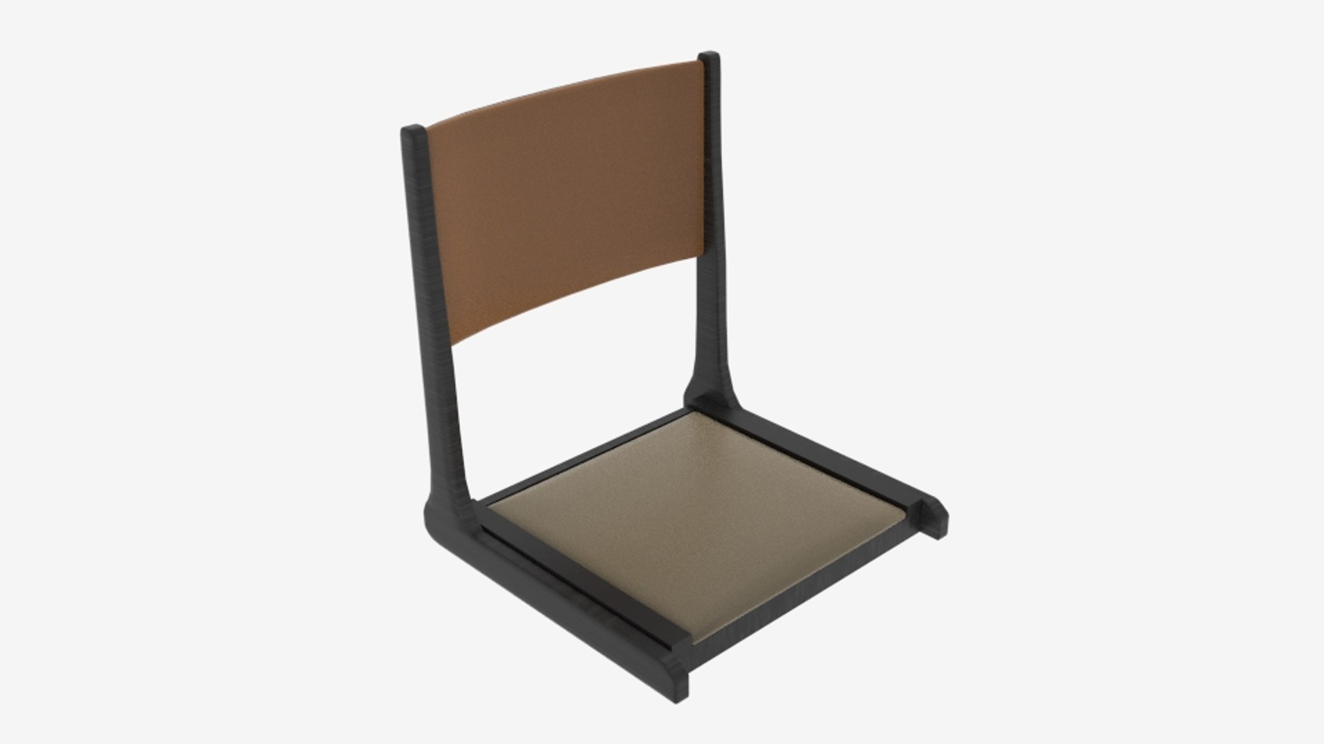 Japanese Floor Chair 3D Model - TurboSquid 1277413
