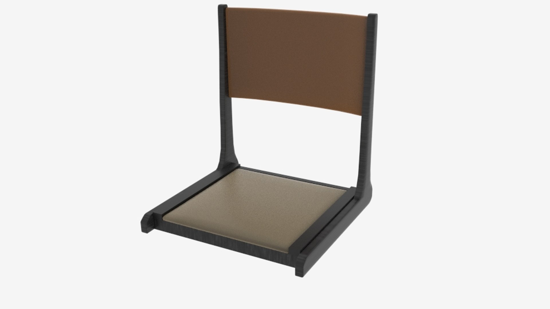 Japanese Floor Chair 3D Model - TurboSquid 1277413