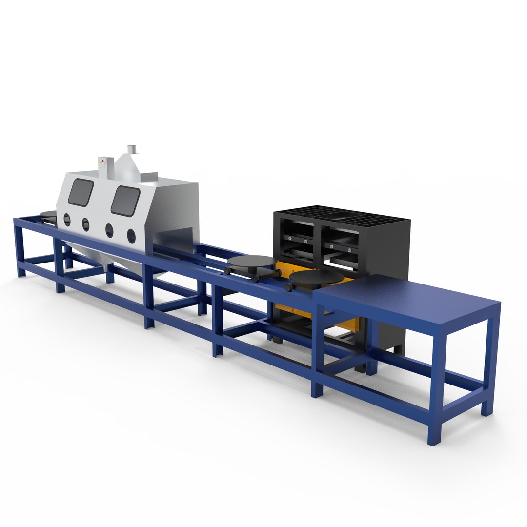 Cleaning Mold Machine 3D Model - TurboSquid 2300683