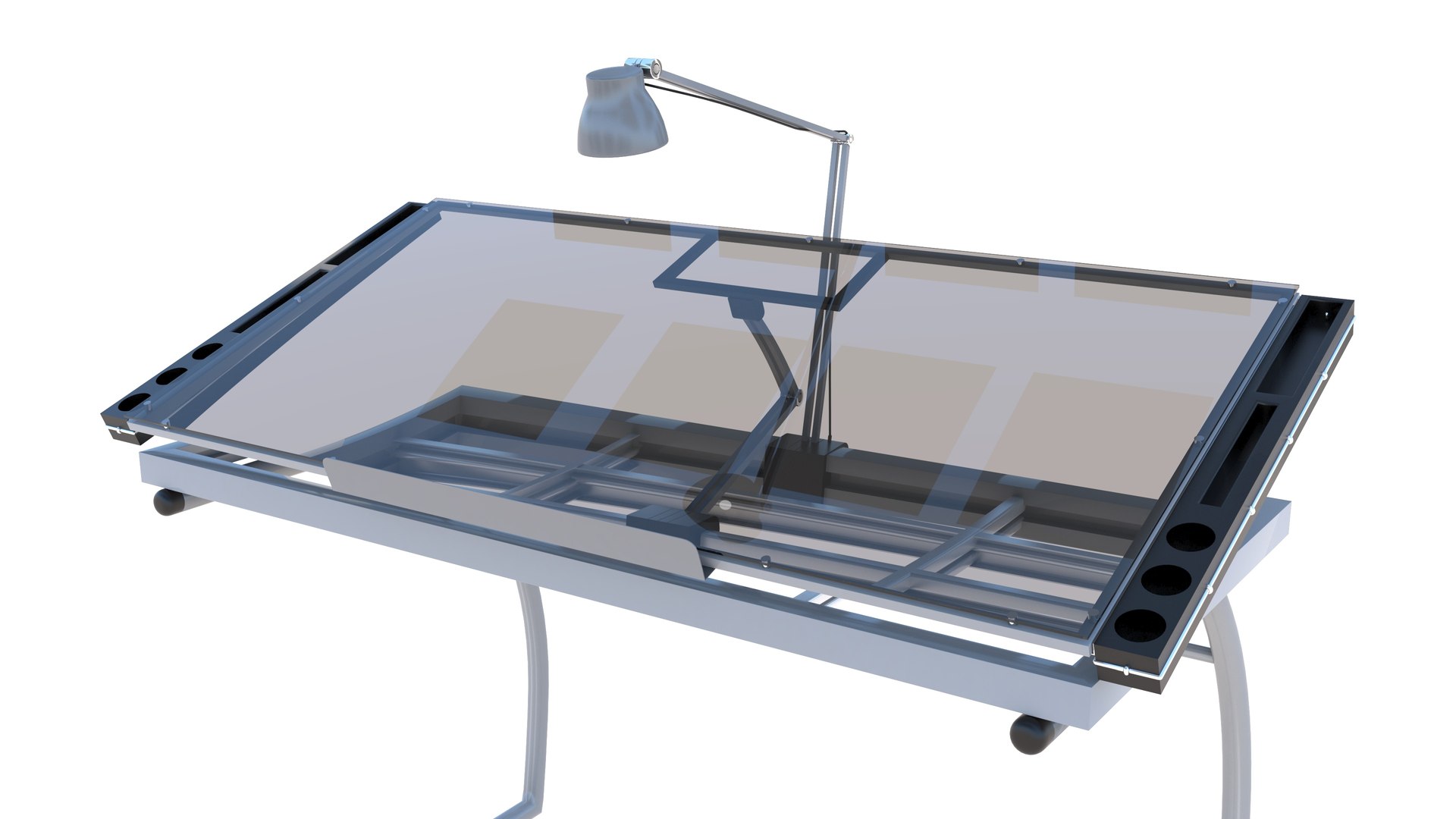 3D Model Drafting Table - TurboSquid 1771459