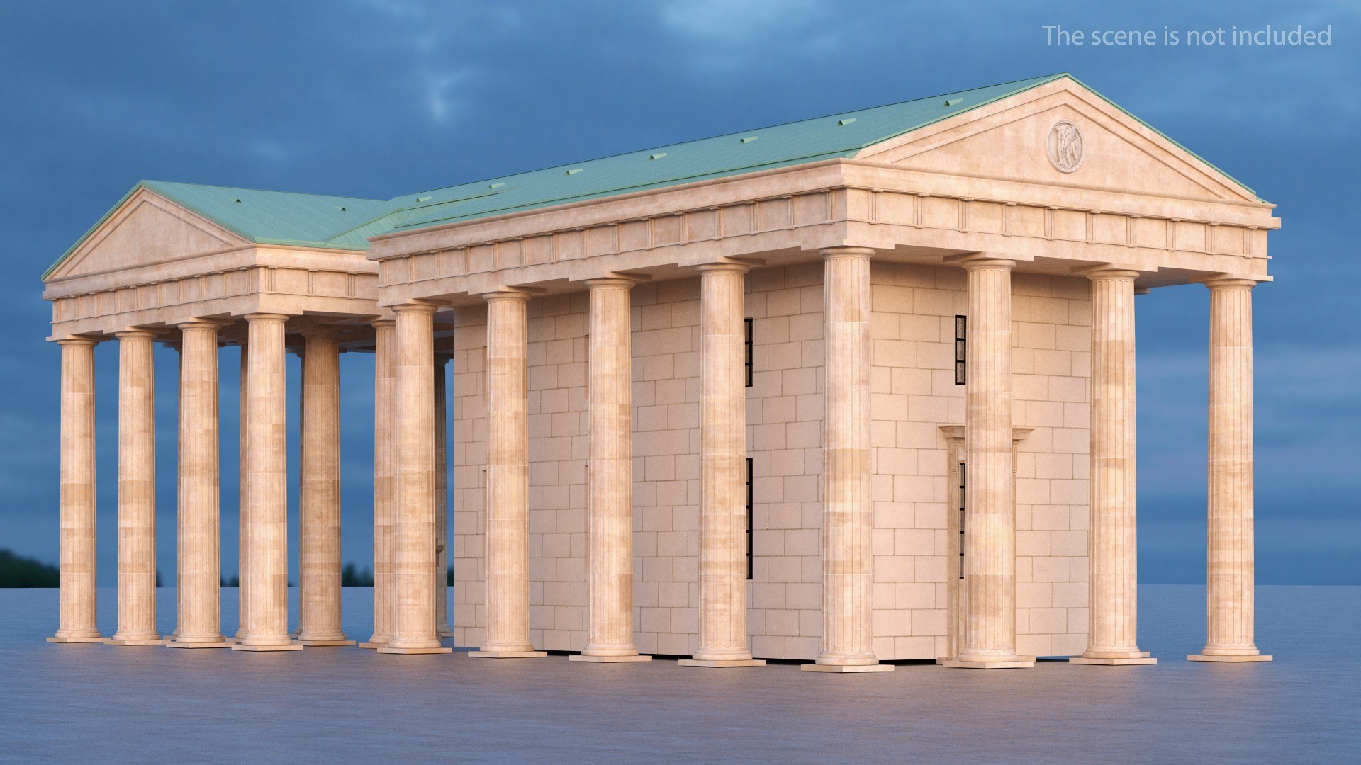 Neoclassical Building 3D Model - TurboSquid 1737053