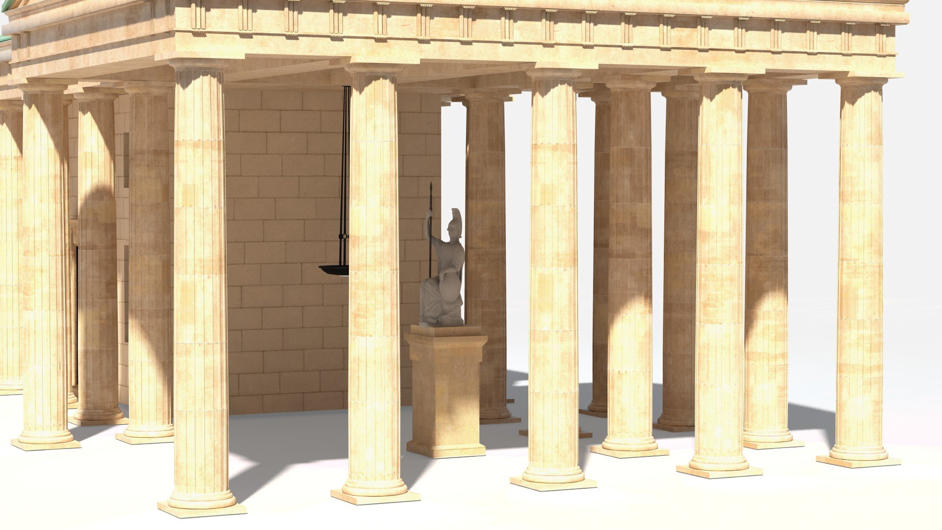 Neoclassical Building 3D Model - TurboSquid 1737053