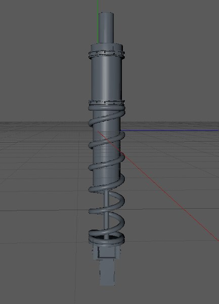 3d model suspension