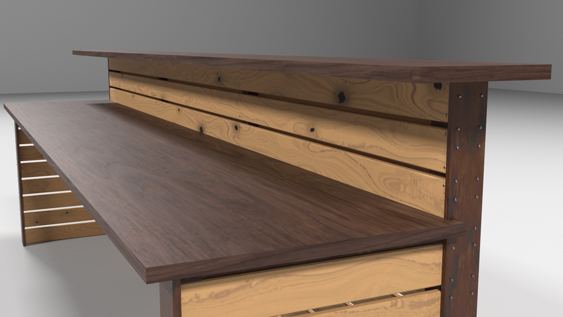3D bar counter - TurboSquid 1693227