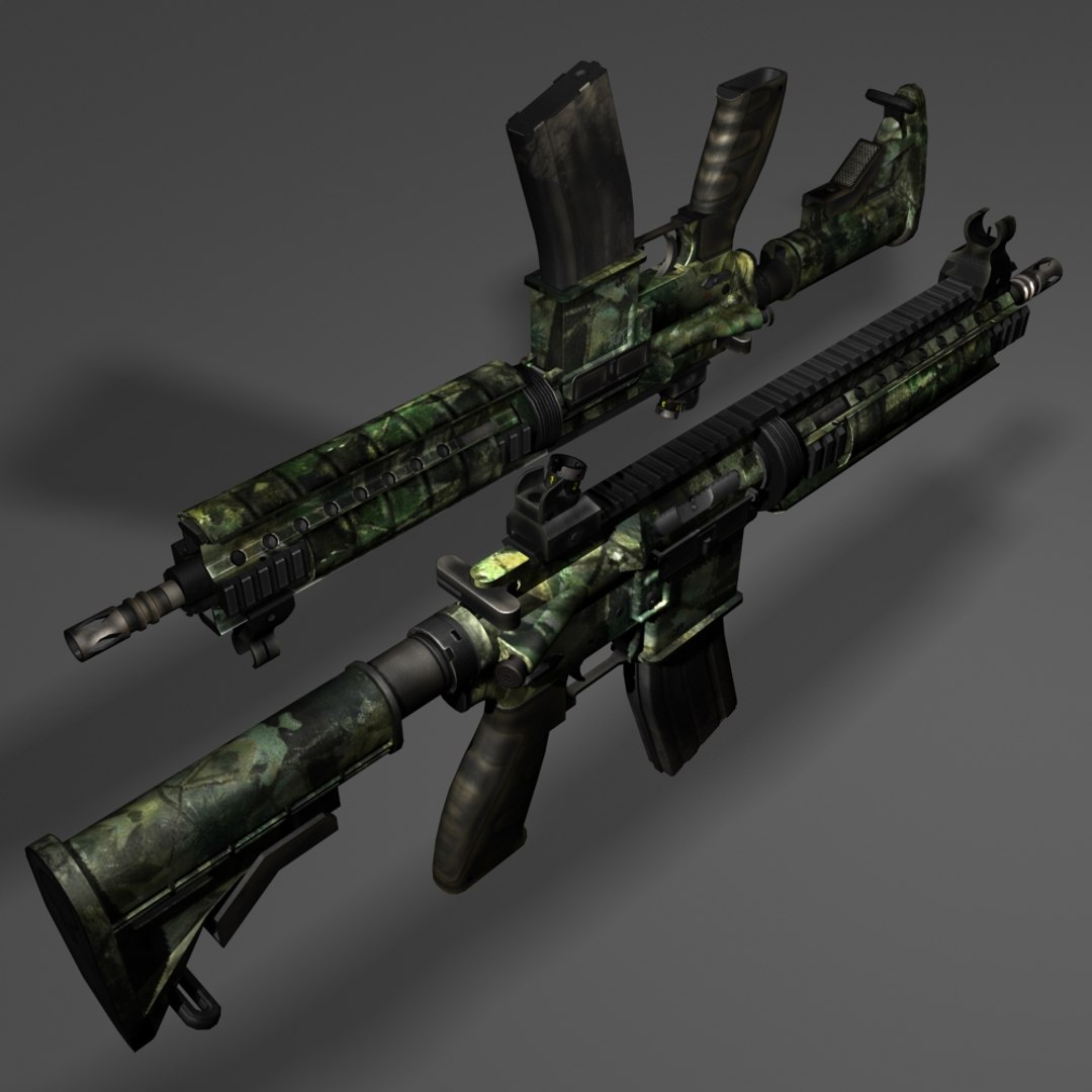 3d Hk416 M4 Rifle