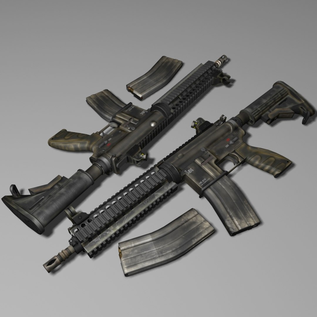 3d Hk416 M4 Rifle