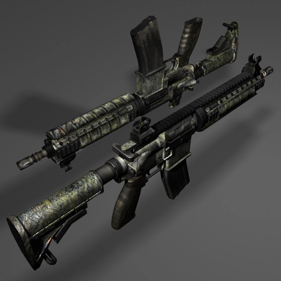 3d Hk416 M4 Rifle