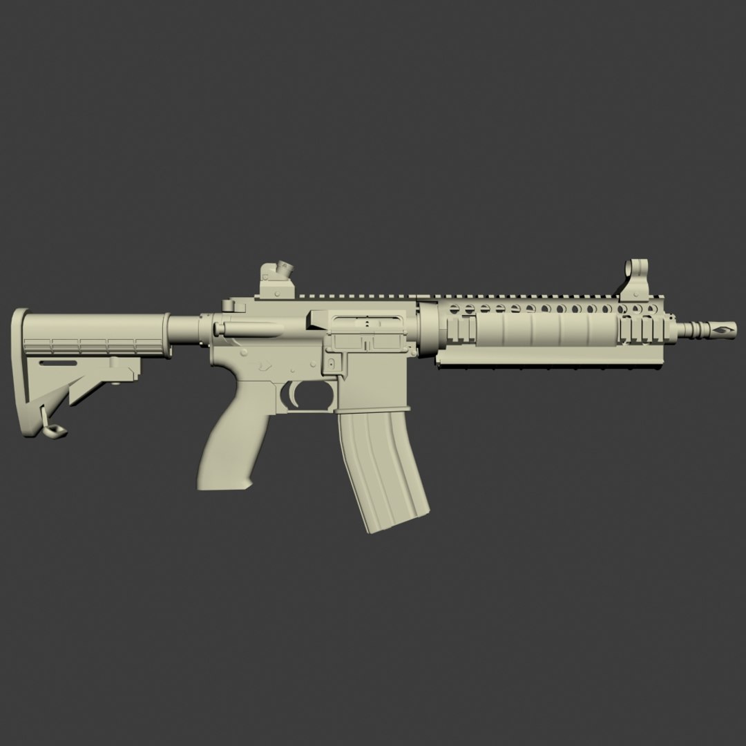 3d Hk416 M4 Rifle