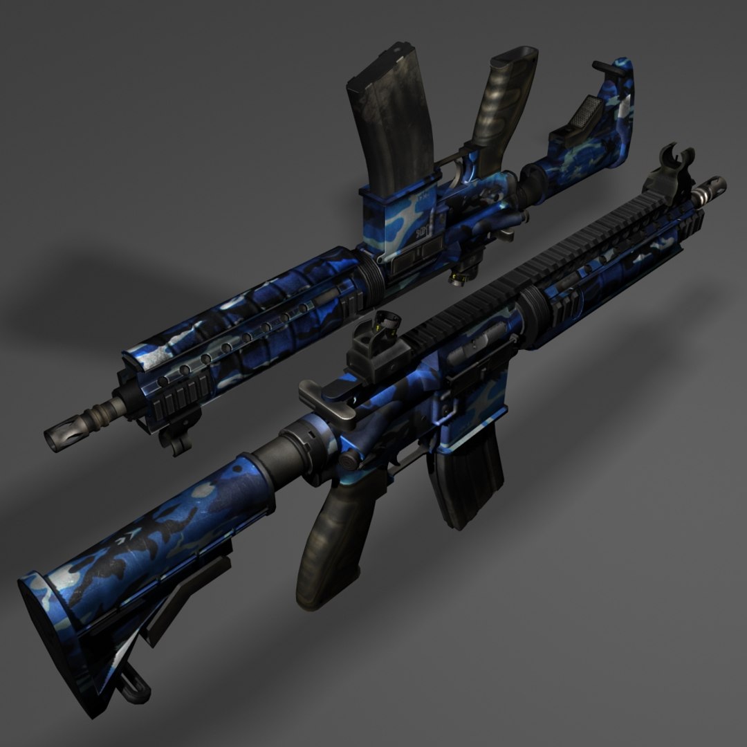 3d Hk416 M4 Rifle