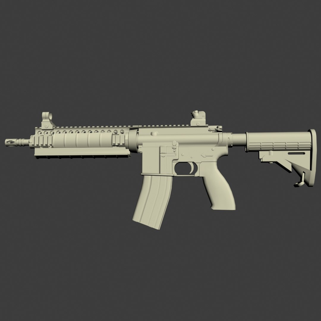 3d Hk416 M4 Rifle