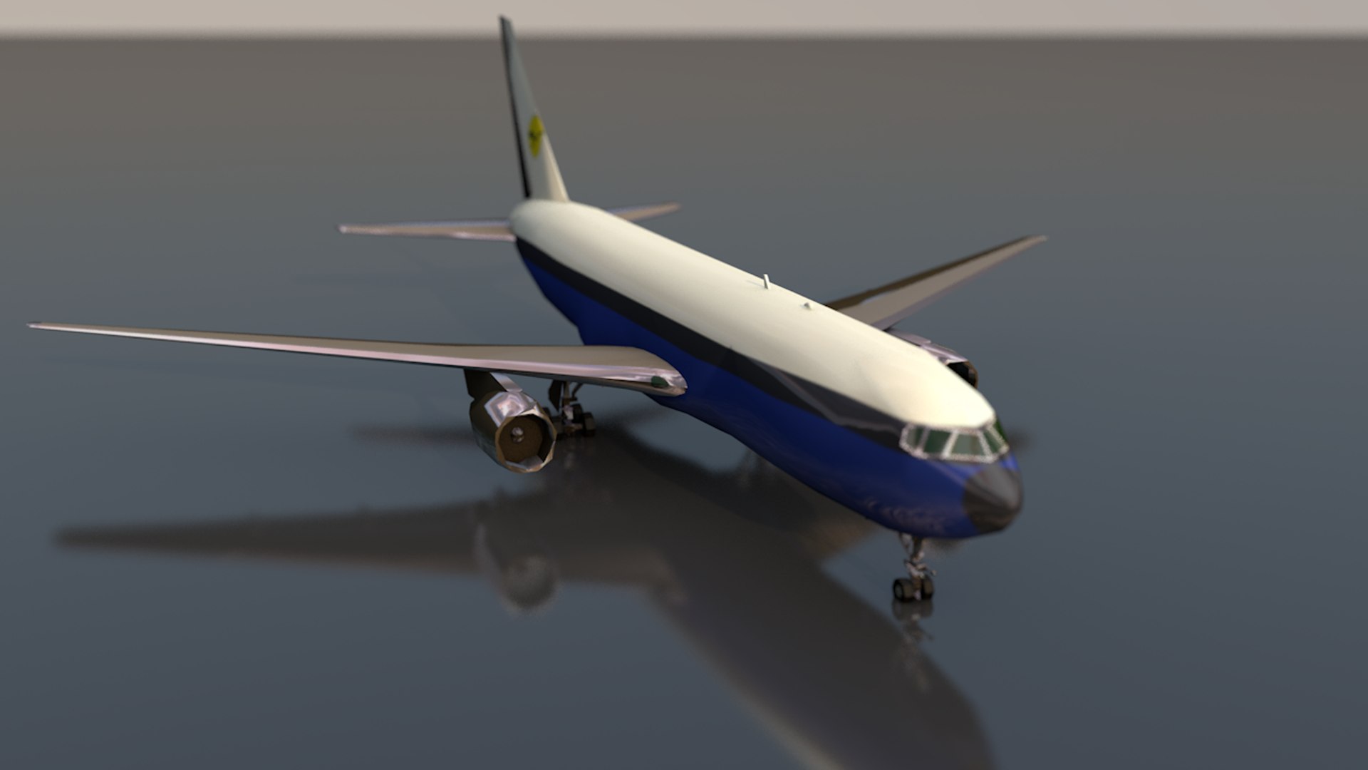 Passanger commercial airplane model - TurboSquid 1502927