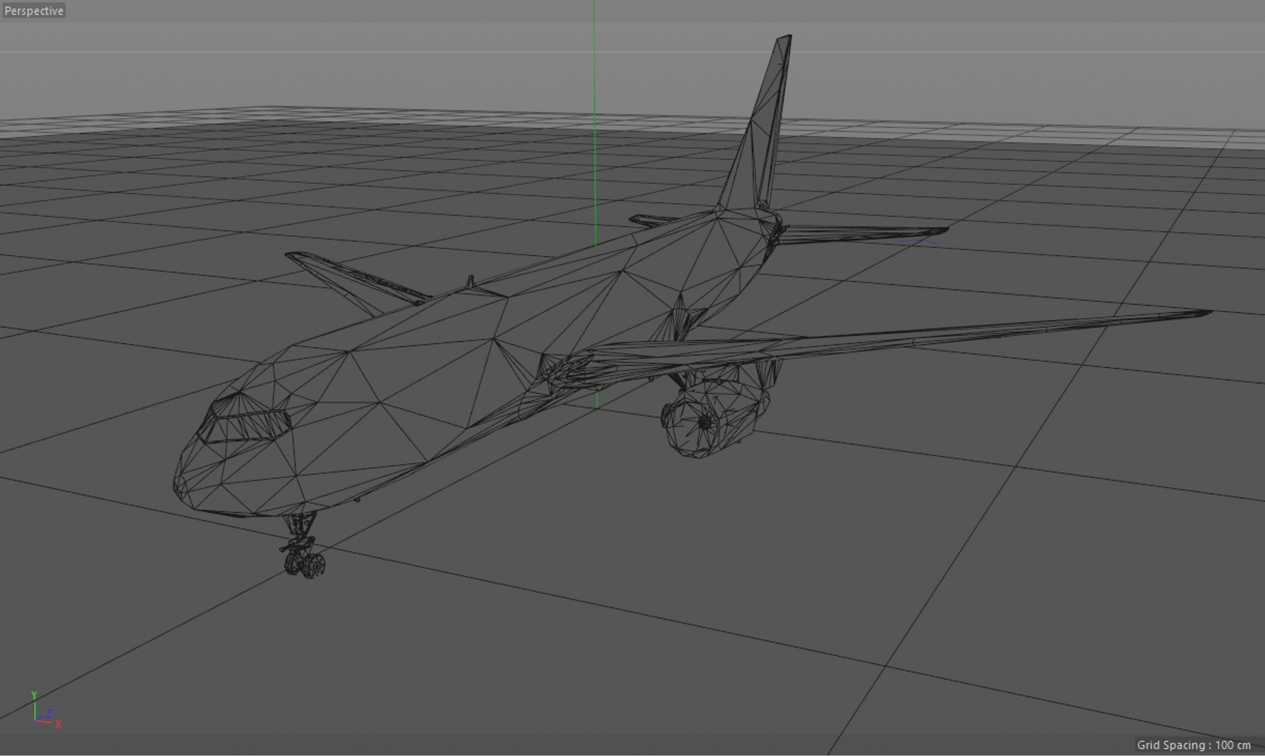 Passanger commercial airplane model - TurboSquid 1502927