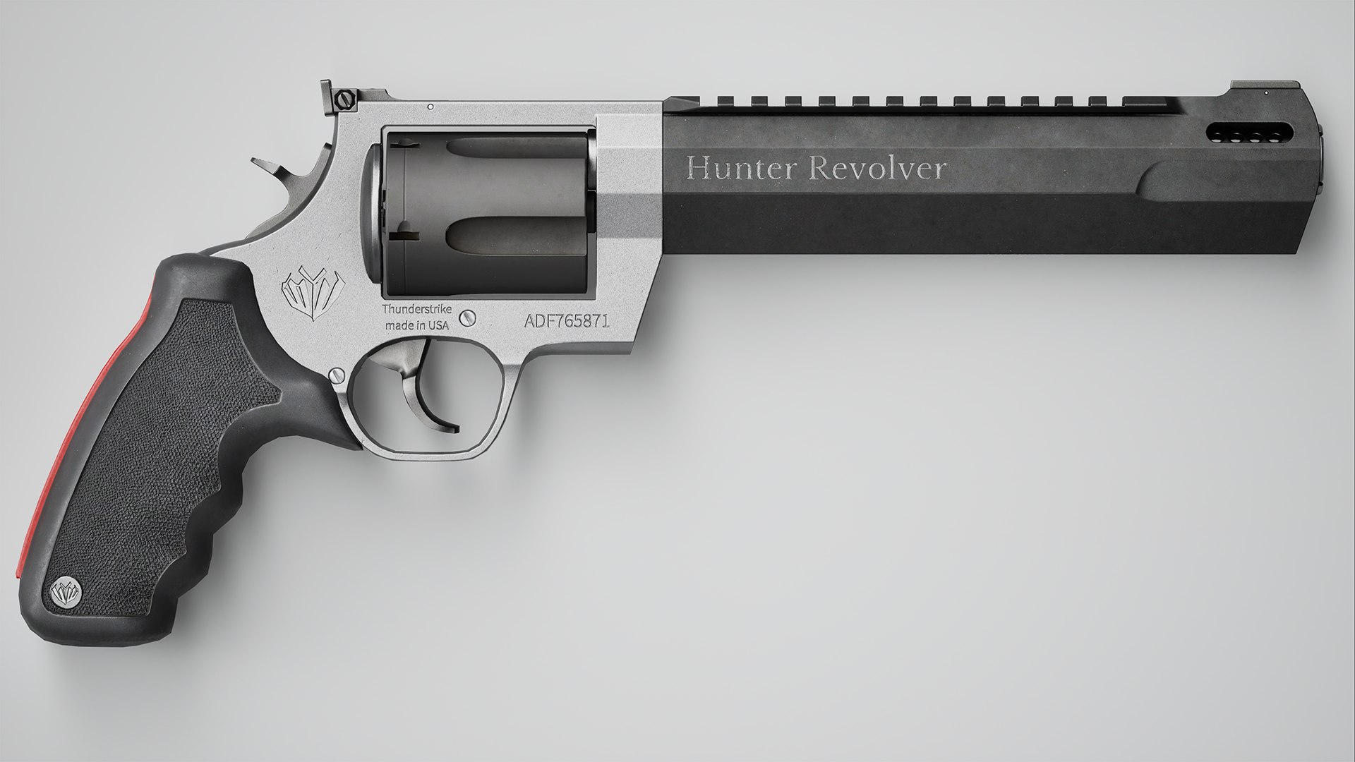 3D Model Animated Revolver For Unreal Engine - Thunderstrike ...