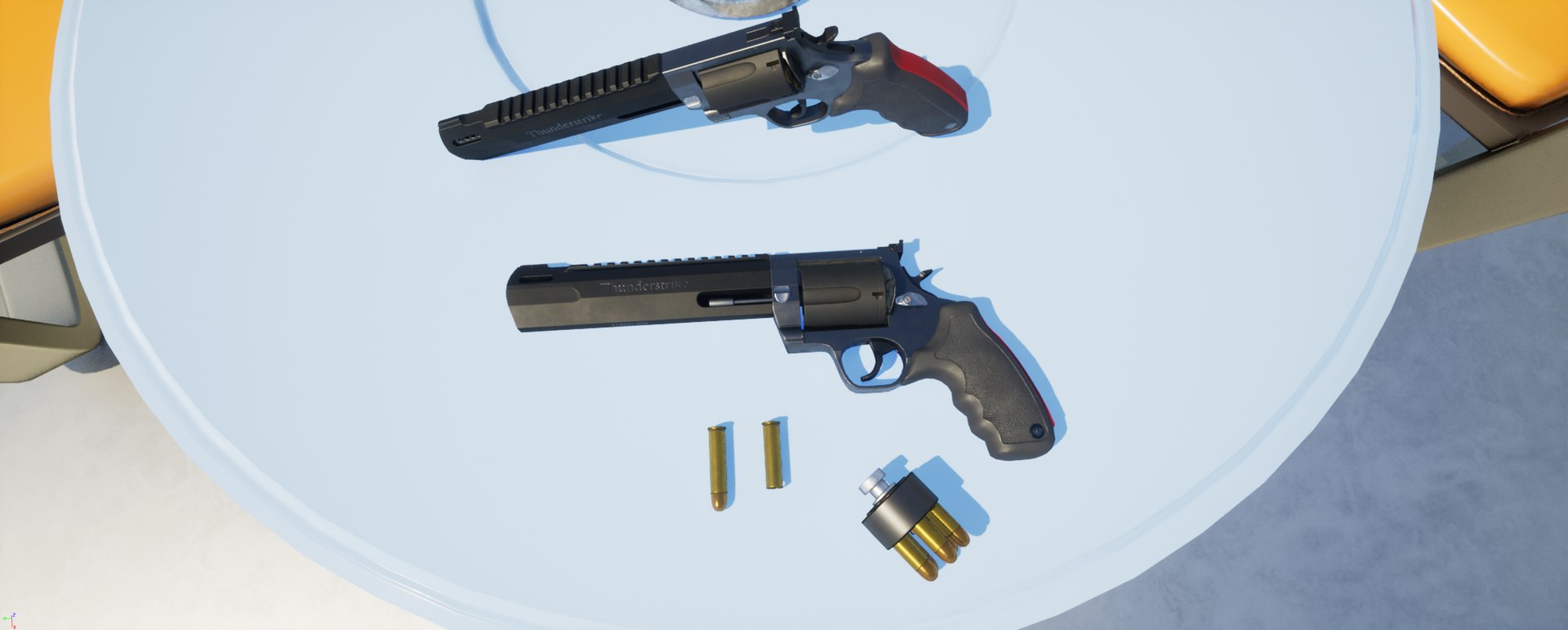 3D Model Animated Revolver For Unreal Engine - Thunderstrike ...