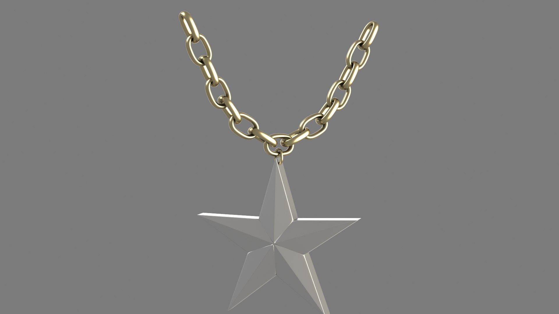 3D Stars Golden V4 Pendant - TurboSquid 2558368