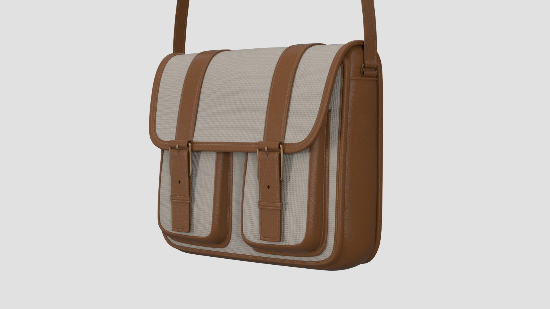 Messenger Bag 3D Model - TurboSquid 1700290
