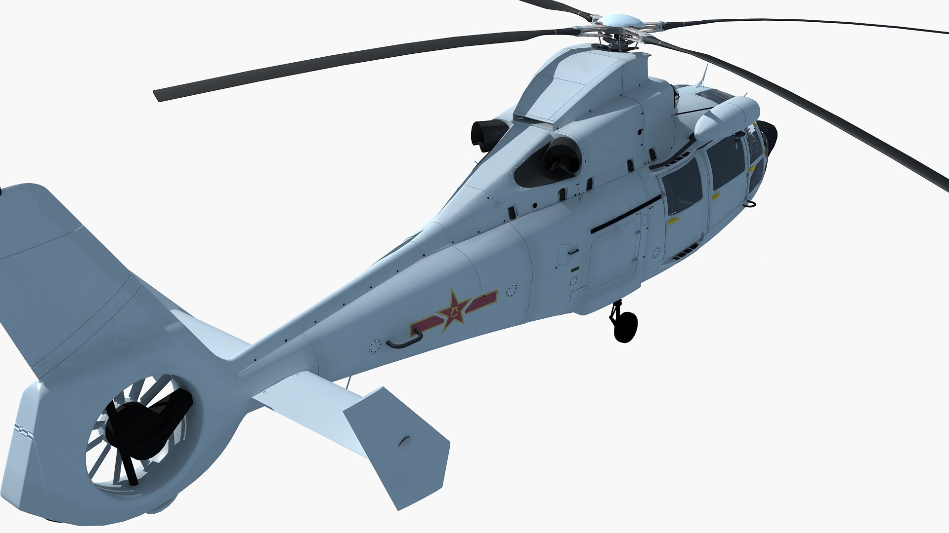3D Chinese Navy helicopter Z9 model - TurboSquid 2182045