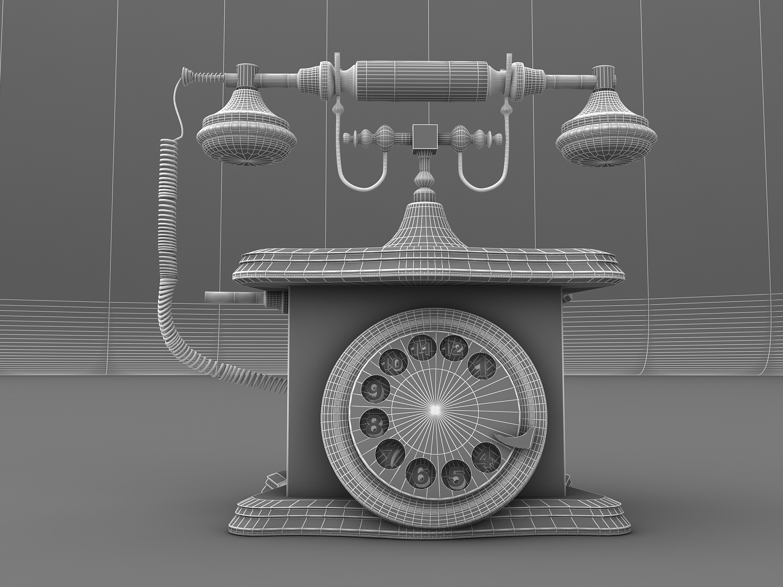 Free 3D antique phone - TurboSquid 1227956