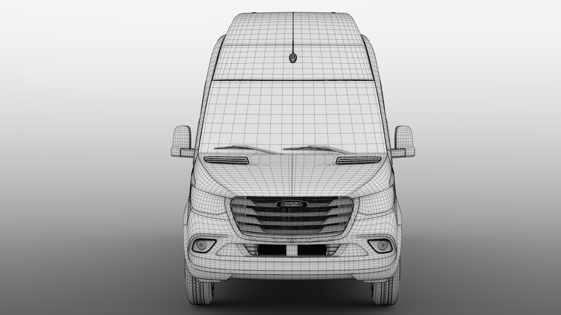 Freightliner Sprinter Panel Van 3D Model - TurboSquid 1372292